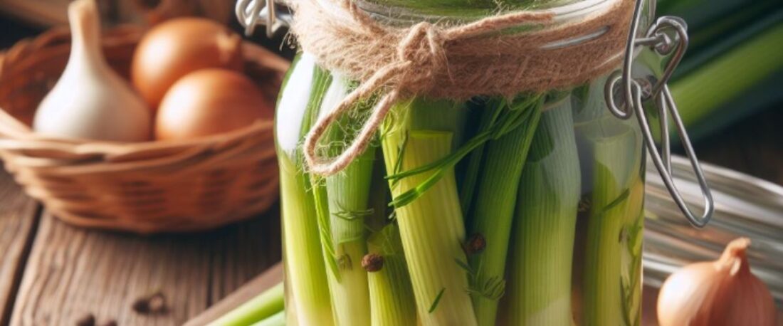 Receta de Encurtido de Puerros y Estragón《 Casera y Fácil 》 ️