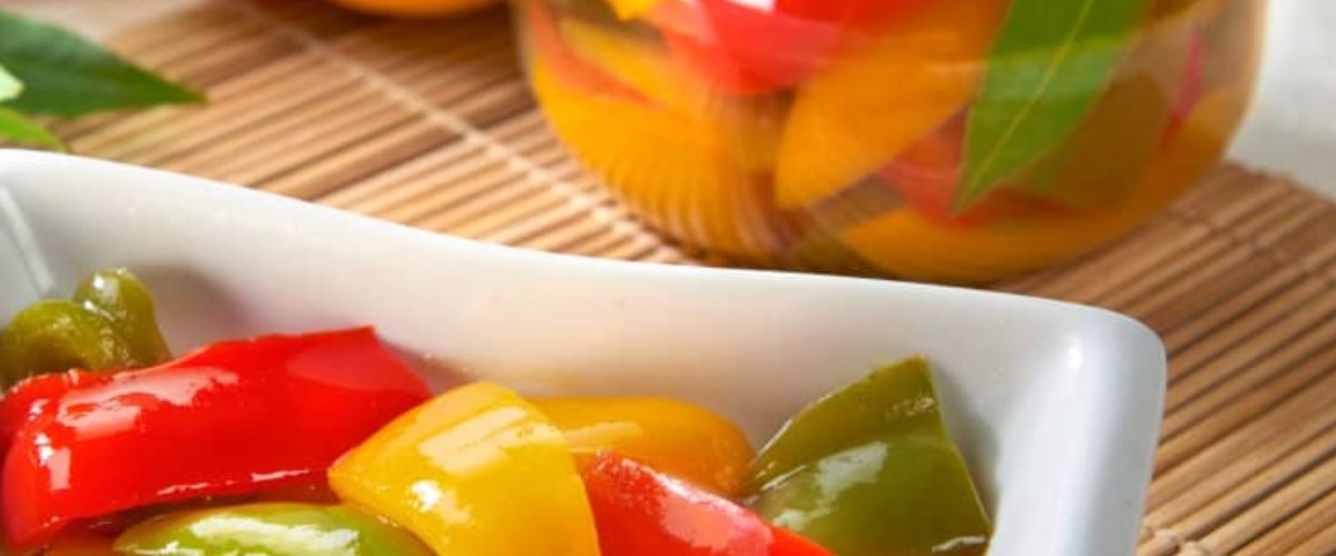 Receta de Encurtido de Pimientos Rojos y Amarillos《 Casera y Fácil 》 ️