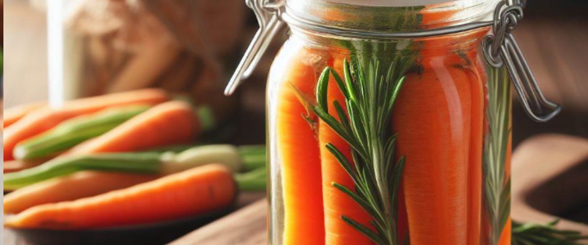 Receta de Encurtido de Zanahoria y Romero《 Casera y Fácil 》 ️