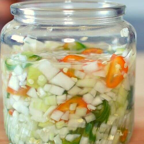 Receta de Encurtido Chilero Nicaragüense《 Casera y Fácil 》 ️